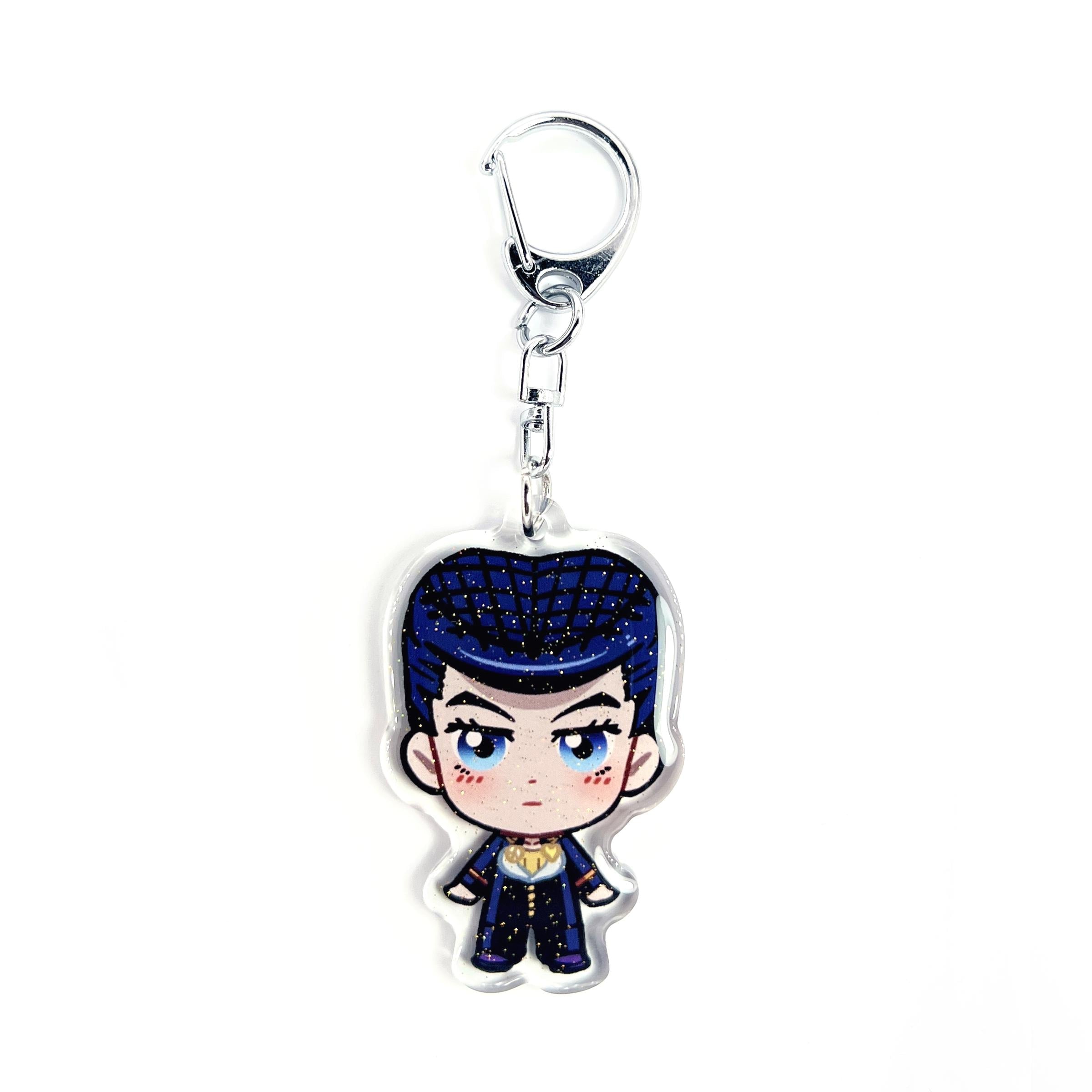 Josuke Higashikata | Jojo's Bizarre Adventure Acrylic Glitter Keychain ...