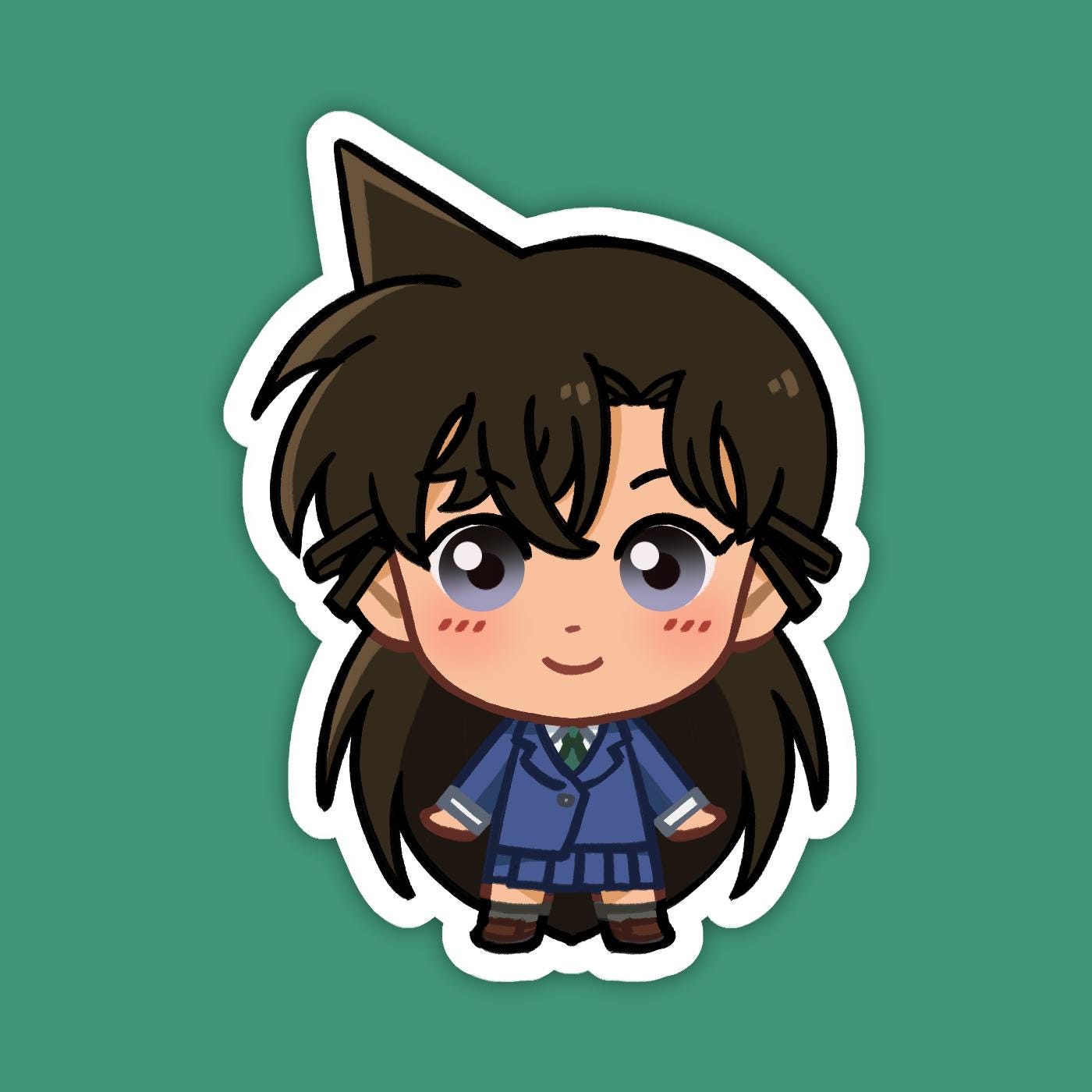 Ran Mouri | Case Closed, Detective Conan Vinyl Sticker – MoniqueHouse24